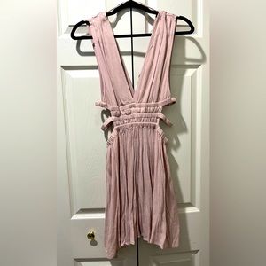 Windsor | Dresses | Windsor Rose Pink Cut Out Flare Mini Dress Nwt ...